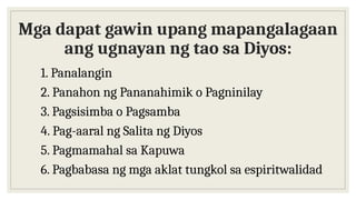 KAHALAGAHAN NGNPAGMAMAHAL SA DIYO S.pptx