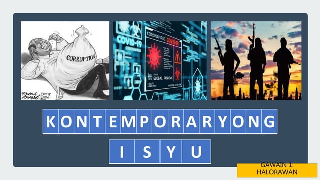 KAHALAGAHAN NG PAG-AARAL NG KONTEMPORARYONG ISYU.pptx