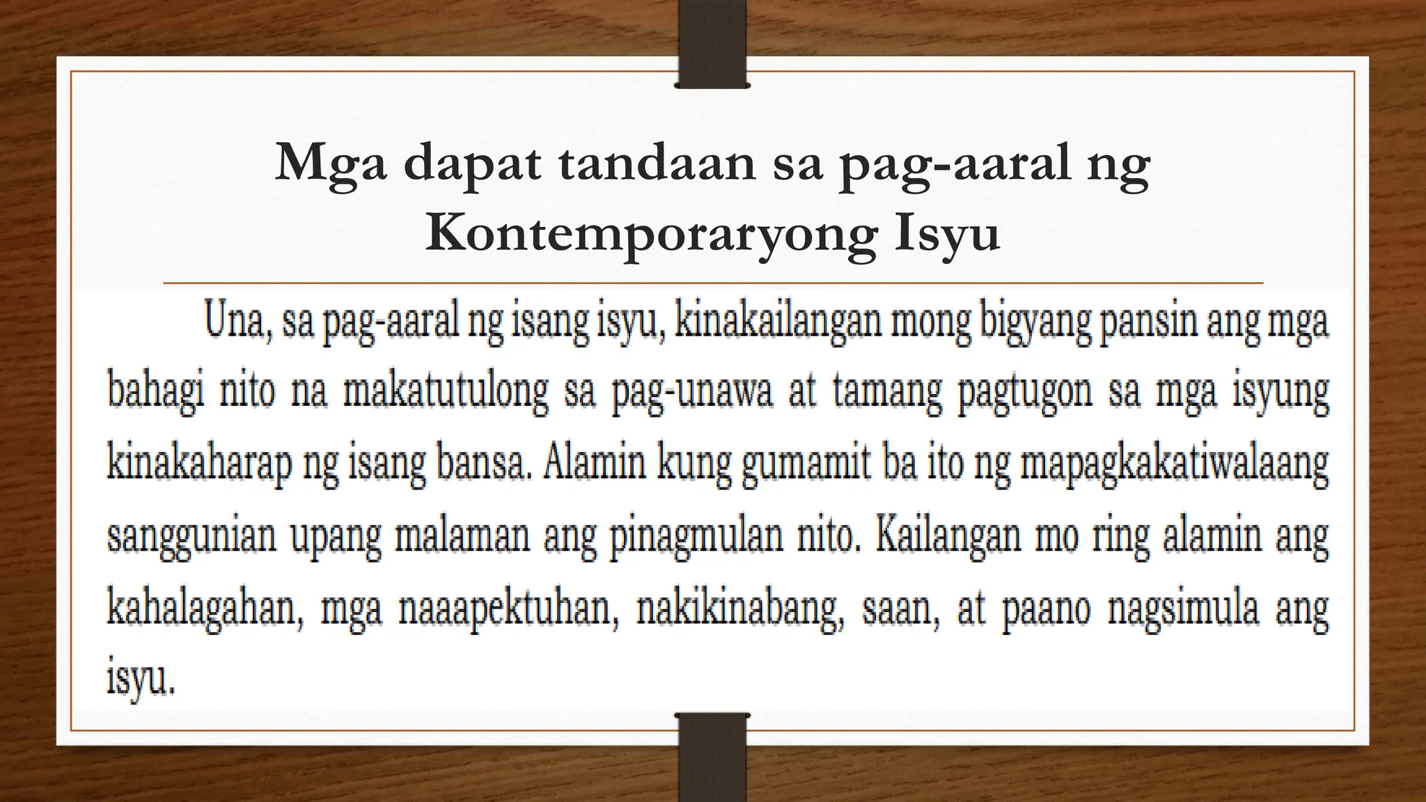KAHALAGAHAN NG PAG-AARAL NG KONTEMPORARYONG ISYU ppt.pptx