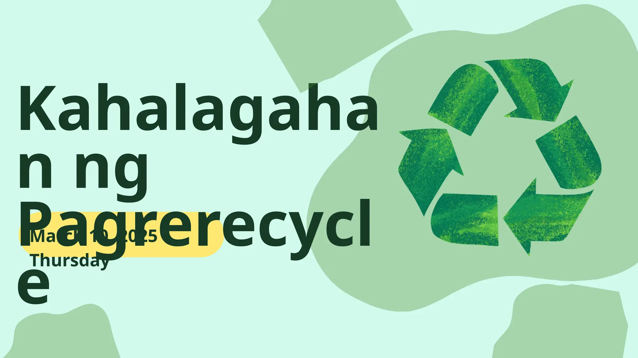 Edukasyong Pantahanan at Pangkabuhayan 4 - Kahalagahan ng Pagrerecycle.pptx