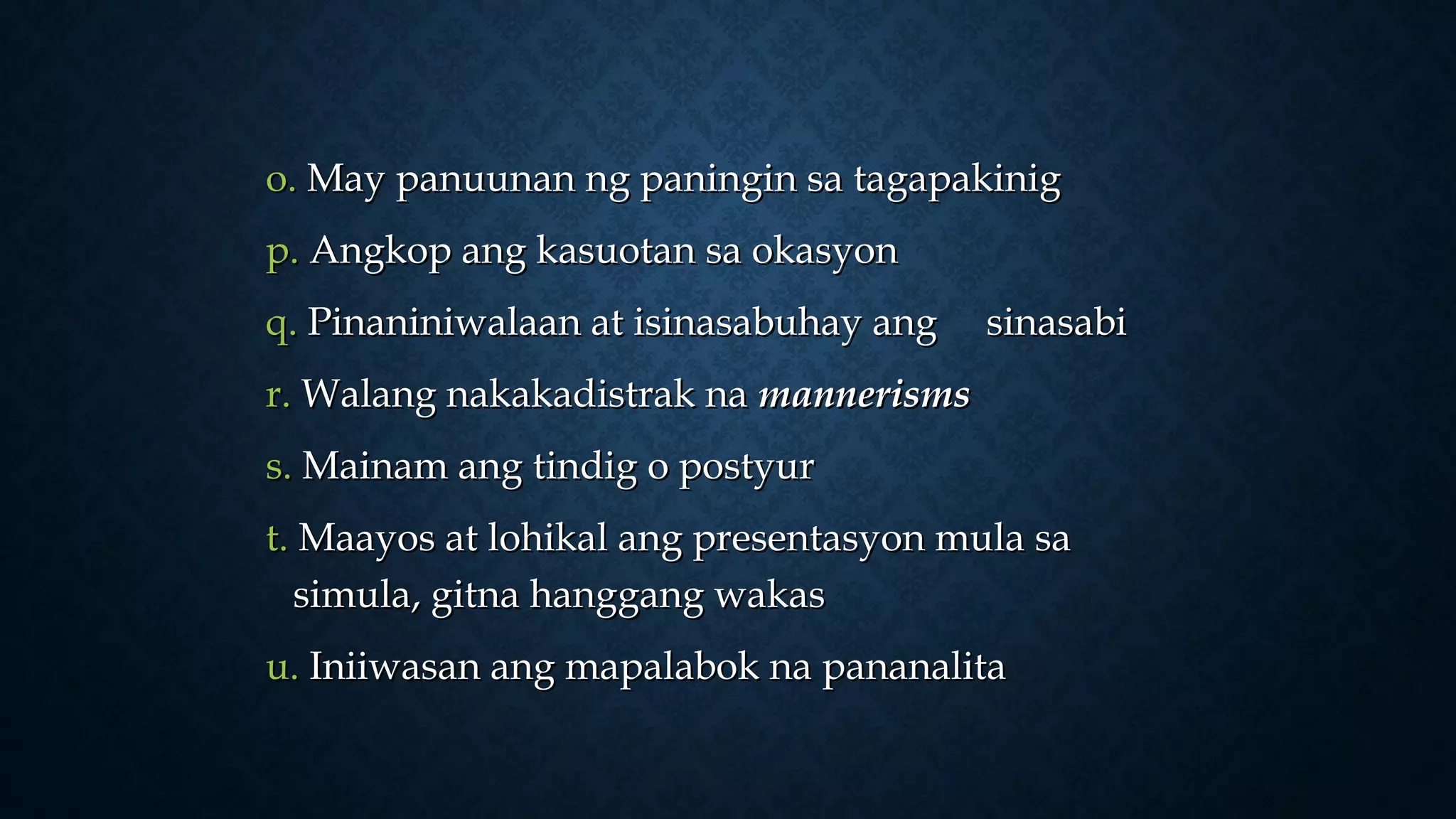 Kahalagahan ng Pagsasalita | PPT