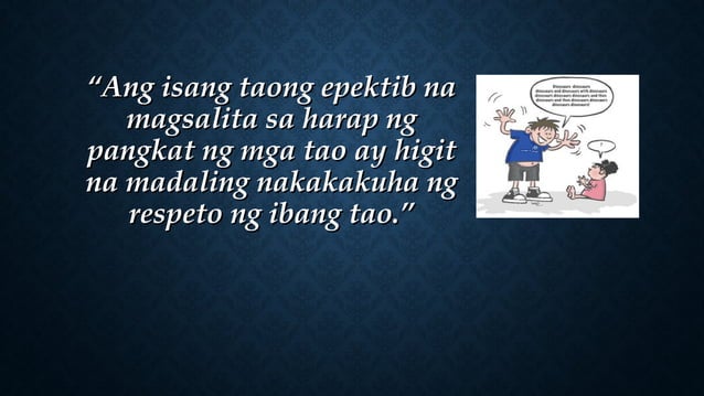 Kahalagahan ng Pagsasalita | PPT