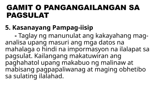 KAHALAGAHAN NG PAGSUSULAT AT ANG AKADEMIKONG PAGSULAT.pptx