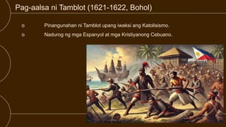 Kahalagahan ng Partisipasyon ng mga Pilipino sa pag-aalsa laban sa mga ...
