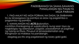 KAHALAGAHAN NG SAMA-SAMANG PANALANGIN SA PAMILYA.pptx