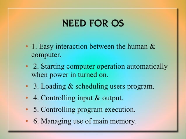 What is ' OPERATING SYSTEM ' | PPT