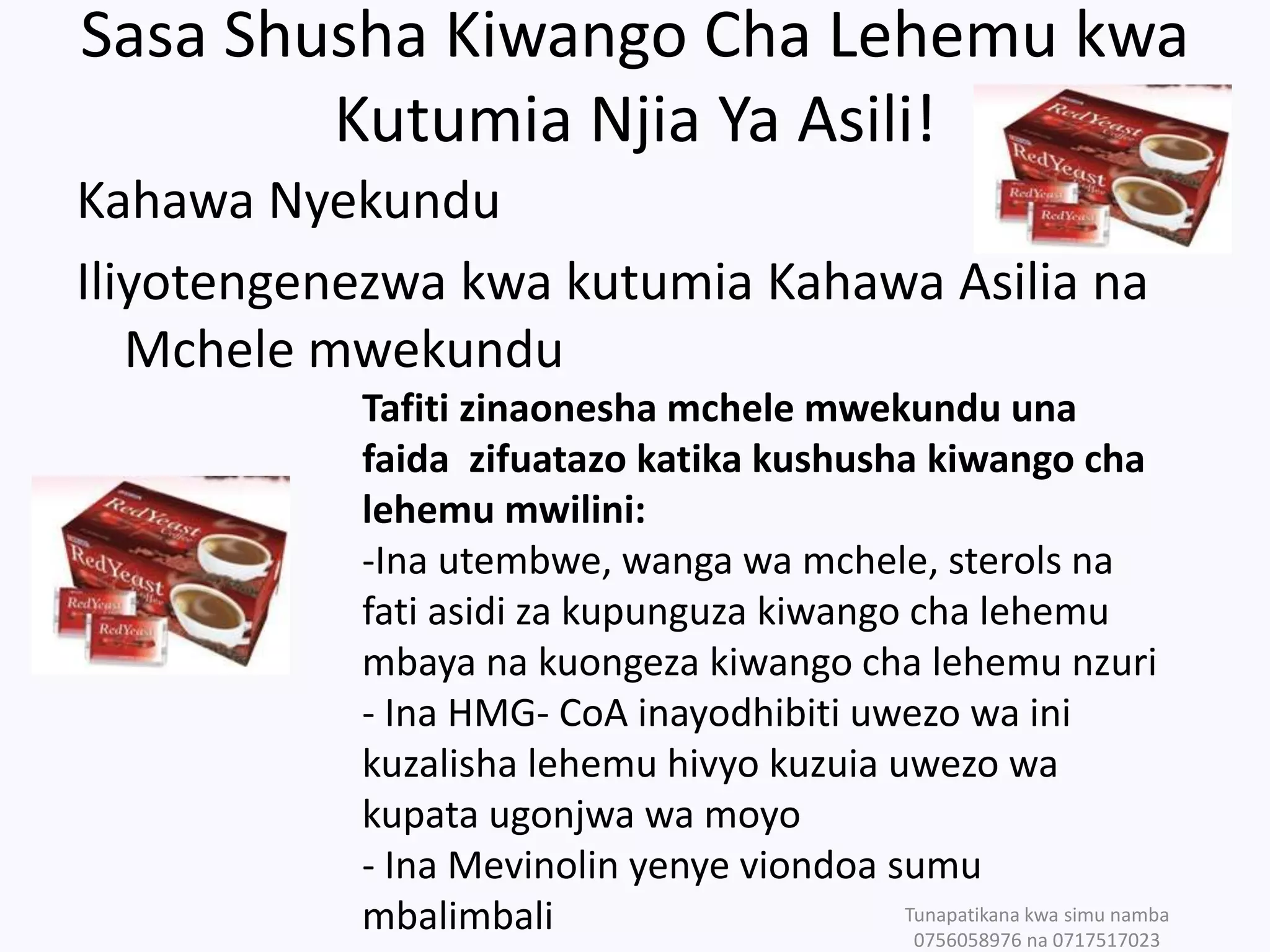 Kahawa ya edmark | PPT