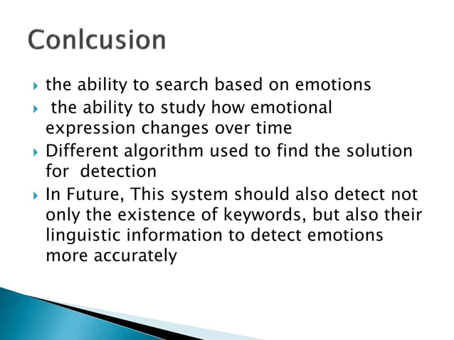 Emotion Detection in text | PPTX | Technology & Computing