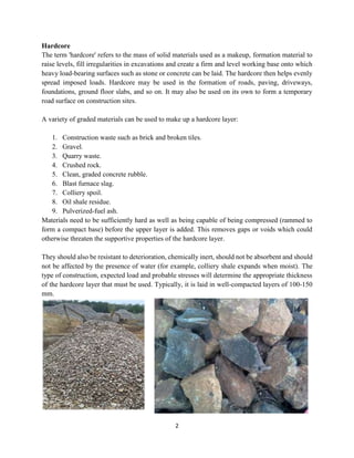 CONSTRUCTION [soil treatment, foundation backfill, Damp Proof Membrane ...