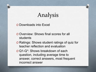 Kahoot!: A Game-Based Classroom Response System | PPTX