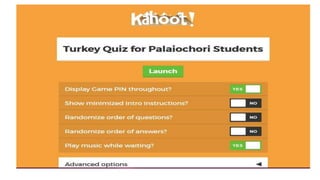 Kahoot questions | PPT