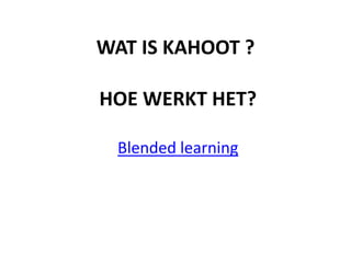 Kahoot | PPTX