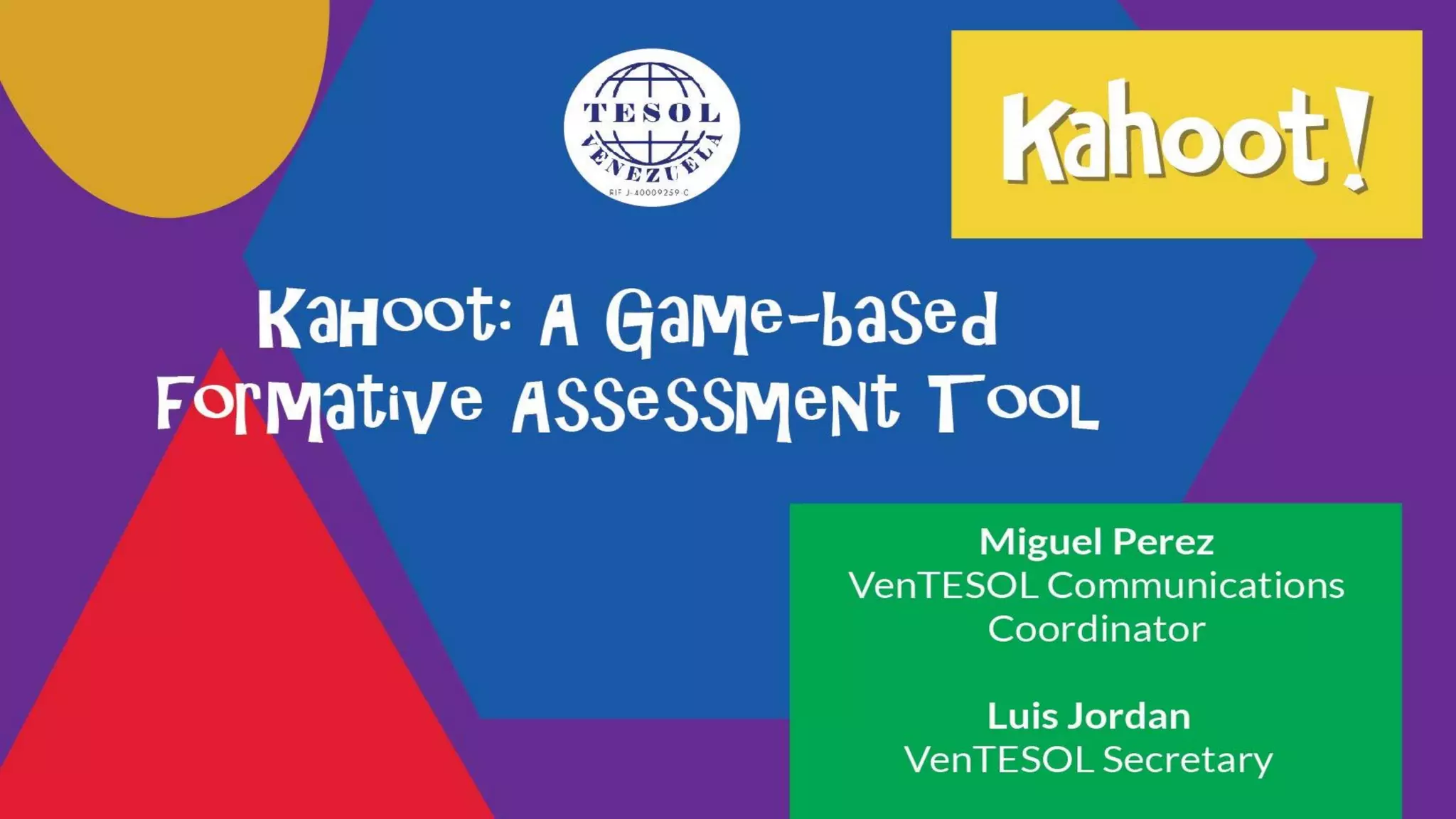 Kahoot: A Game-based Formative Assessment Tool [Slides] | PDF