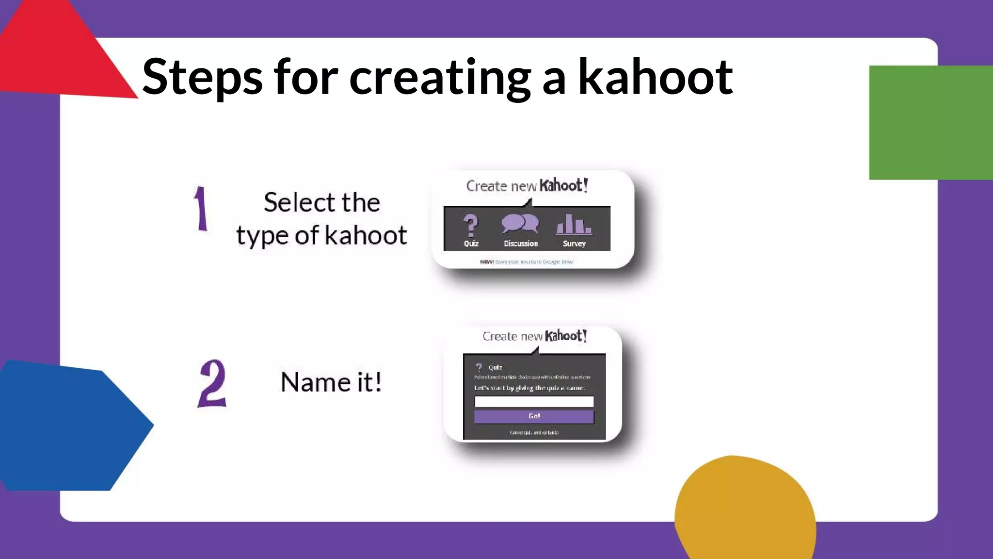 Kahoot: A Game-based Formative Assessment Tool [Slides] | PDF
