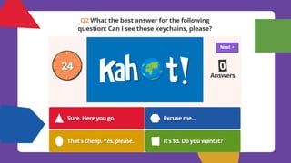 Kahoot: A Game-based Formative Assessment Tool [Slides] | PDF