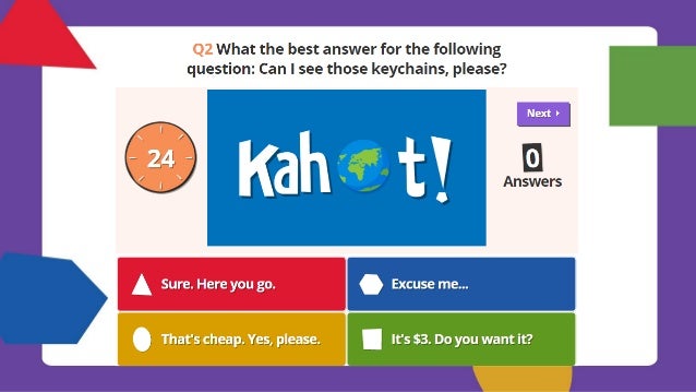 Kahoot: A Game-based Formative Assessment Tool [Slides]