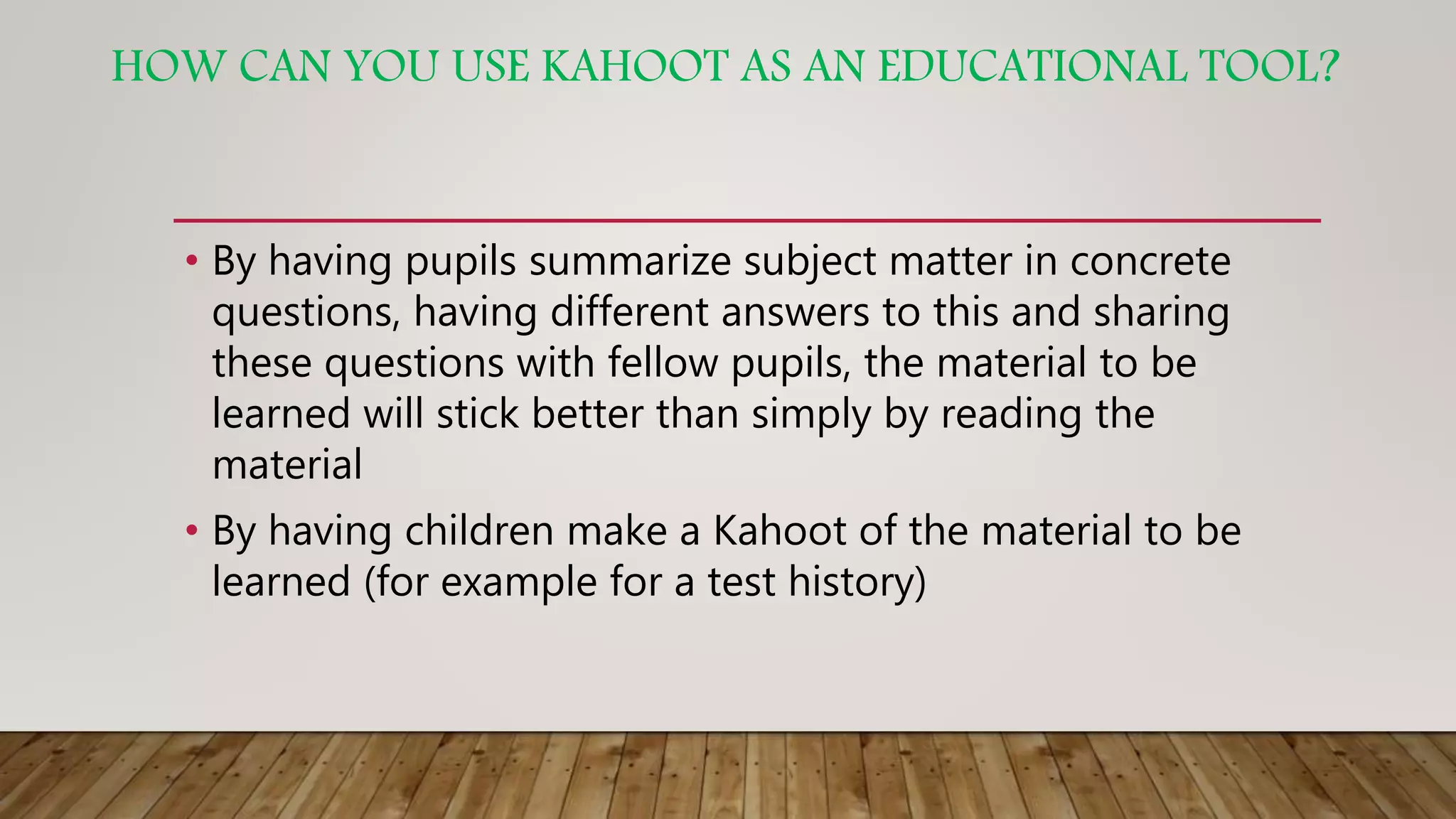 Kahoot | PPTX