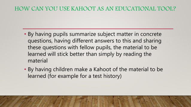 Kahoot | PPT