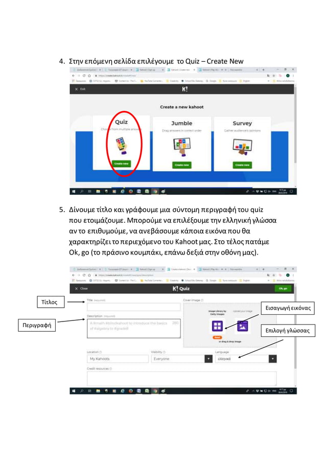 Kahoot instructions | DOCX
