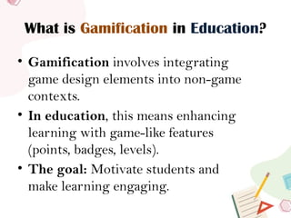 GAMIFICATION IN EDUCATION - ALL ABOUT KAHOOT | PPTX