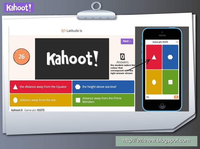 Kahoot presentation