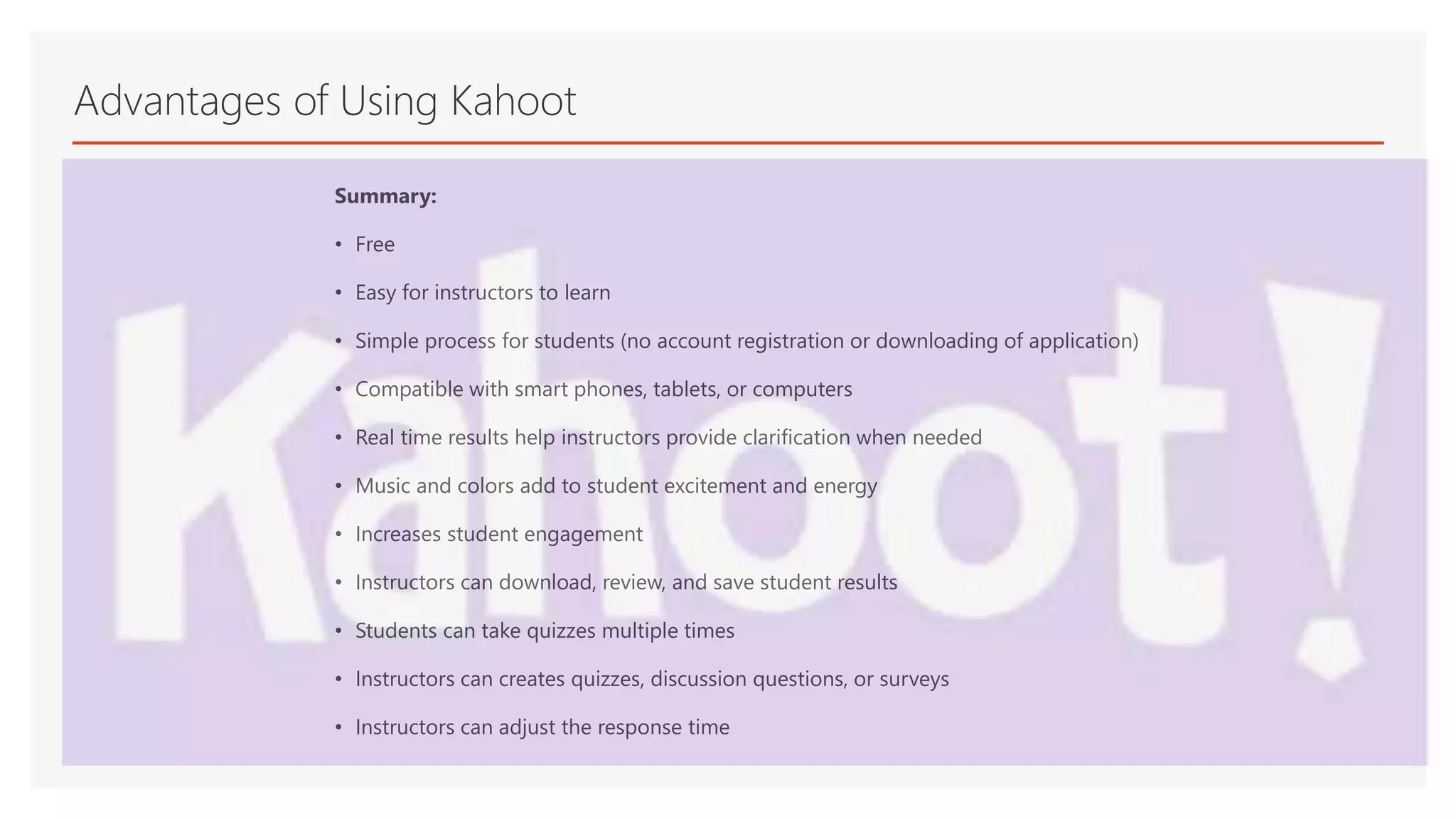 Kahoot presentation (1) | PPTX | Educational Video Games | Video Game ...