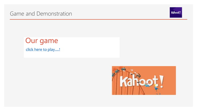 Kahoot presentation (1) | PPTX | Educational Video Games | Video Game ...