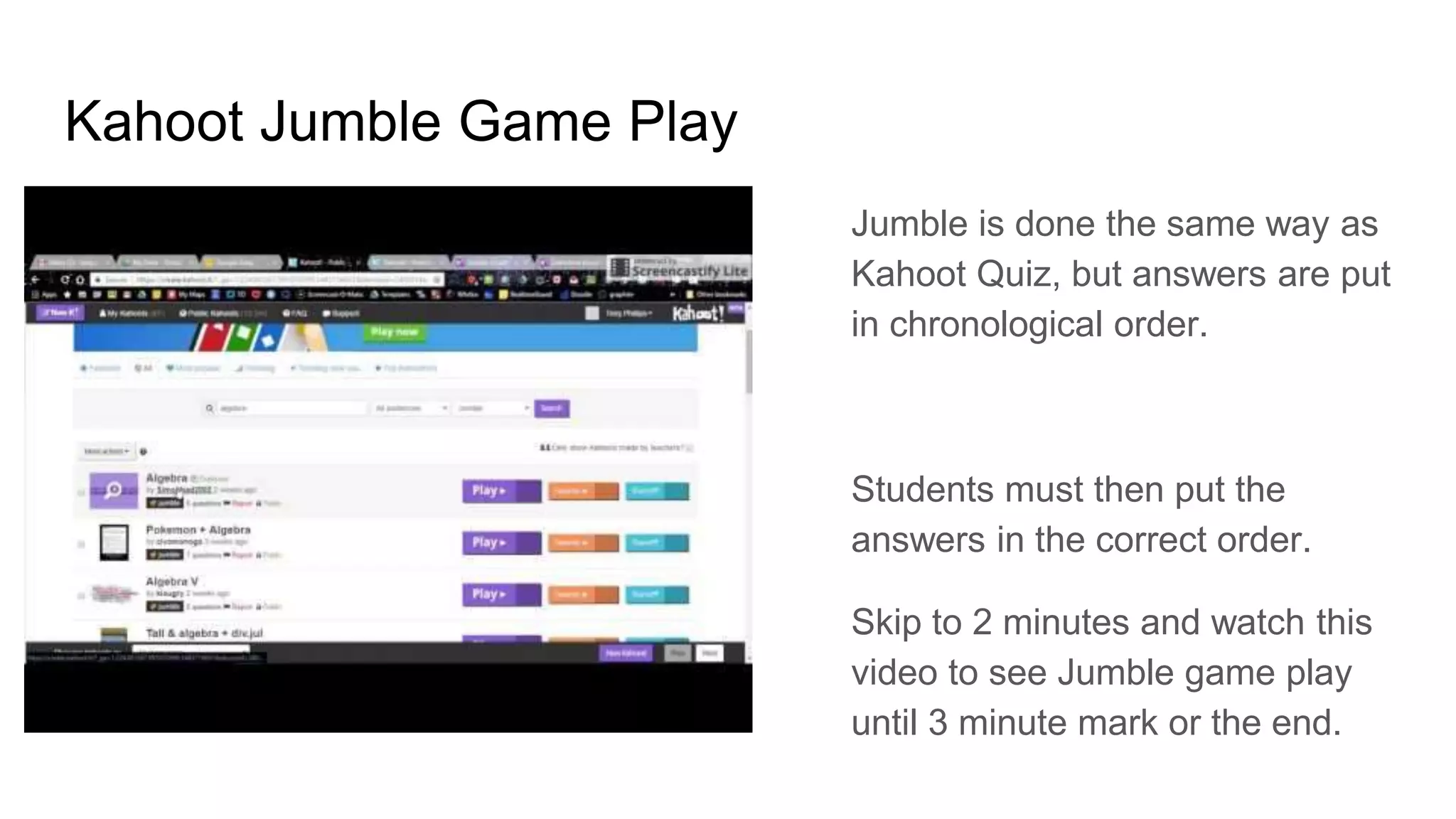 Kahoot Tutorial | PPTX