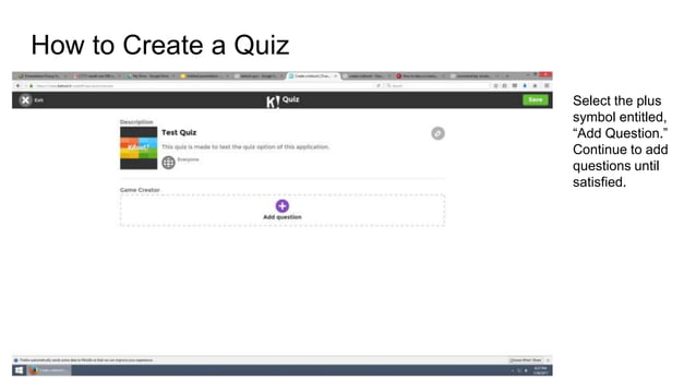 Kahoot Tutorial | PPTX | Educational Video Games | Video Game Genres