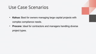 Kahua vs Procore: A Comprehensive Comparison of Construction Management ...