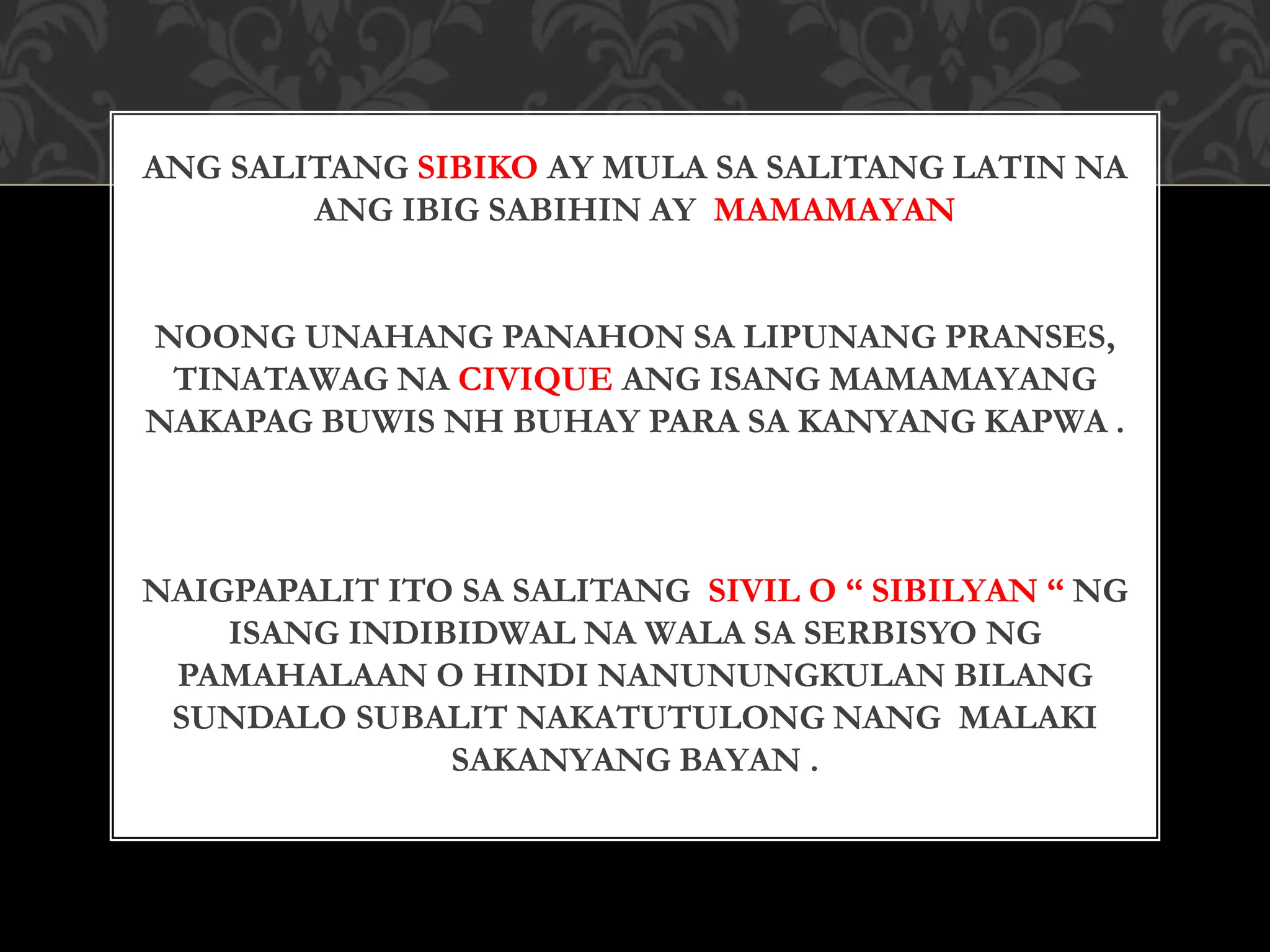 KAHULUGAN AT KAHALAGAHAN NG GAWAING PANSIBIKO.pptx