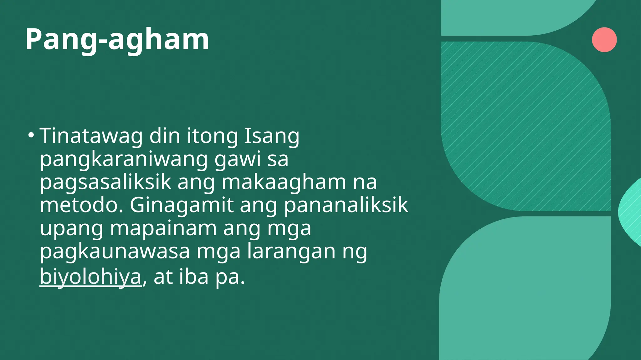 KAHULUGAN AT KAHALAGAHAN NG PANANALIKSIK 1.pptx