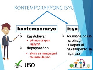 KAHULUGAN AT KONSEPTO NG KONTEMPORARYONG ISYU-week 1.pptx
