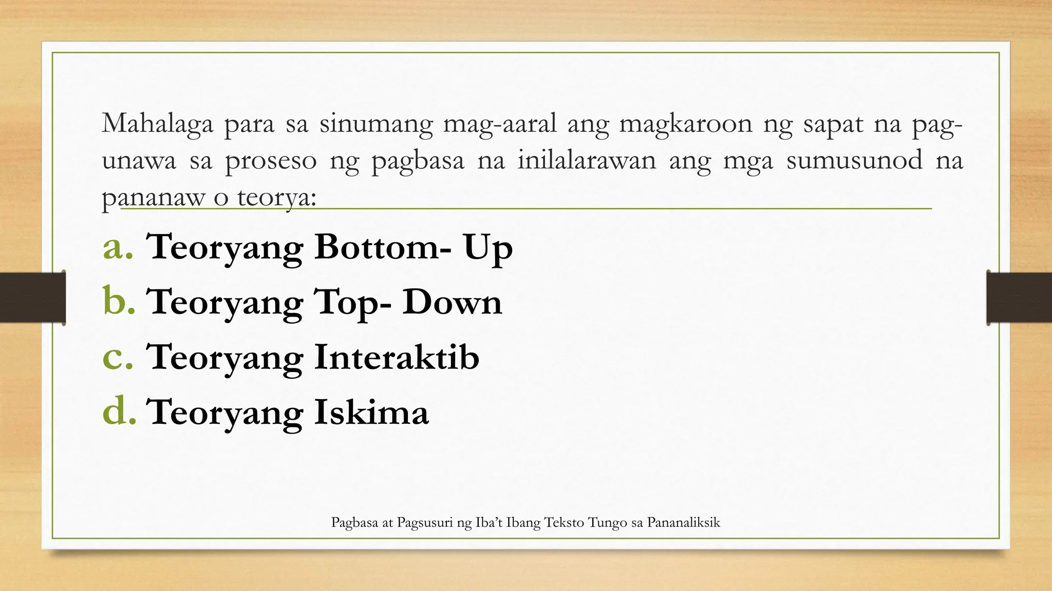 KAHULUGAN, KAHALAGAHAN, AT LAYUNIN NG PAGBASA (1).pptx