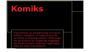 kahulugan at pagsusuri kasama ang ilang pamantayan ng tekstong biswalx ...