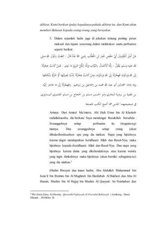 Kaidah cabang al umuru bi maqasidiha | DOCX