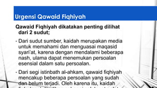 Kaidah fiqhiyah | PPTX
