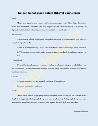 kaidah kebahasaan cerpen hikayat .pdf