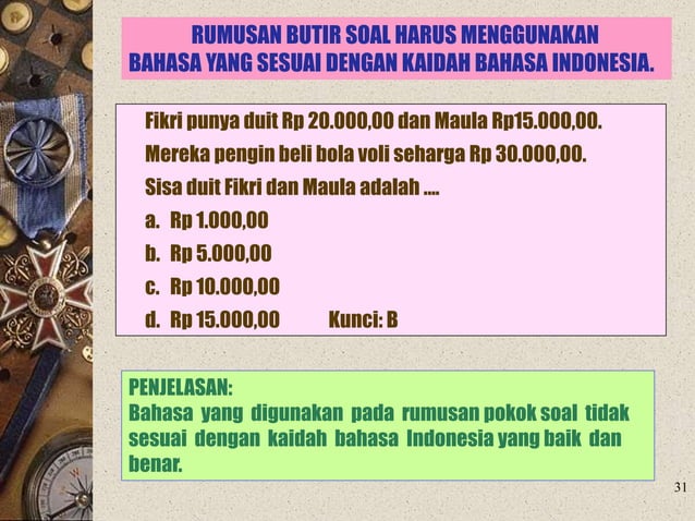 kaidah penulisan soal.ppt