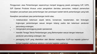 Kaidah pertambangan future outlook | PPTX