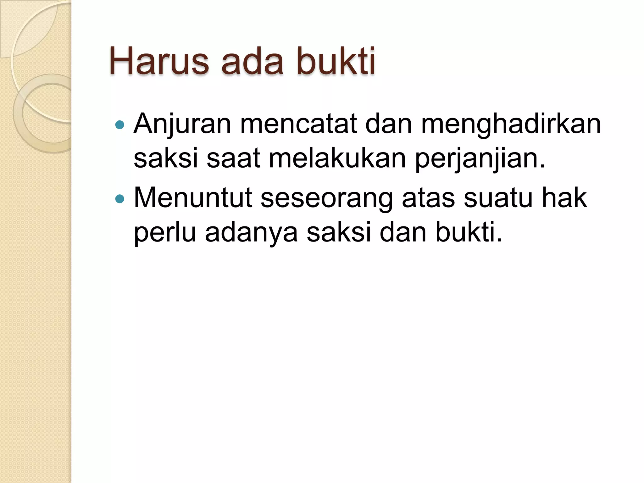 Kaidah umum dalam transaksi jual beli | PPT