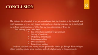 Hospital training ppt, practice School,hopital pharmacy slide.pptx