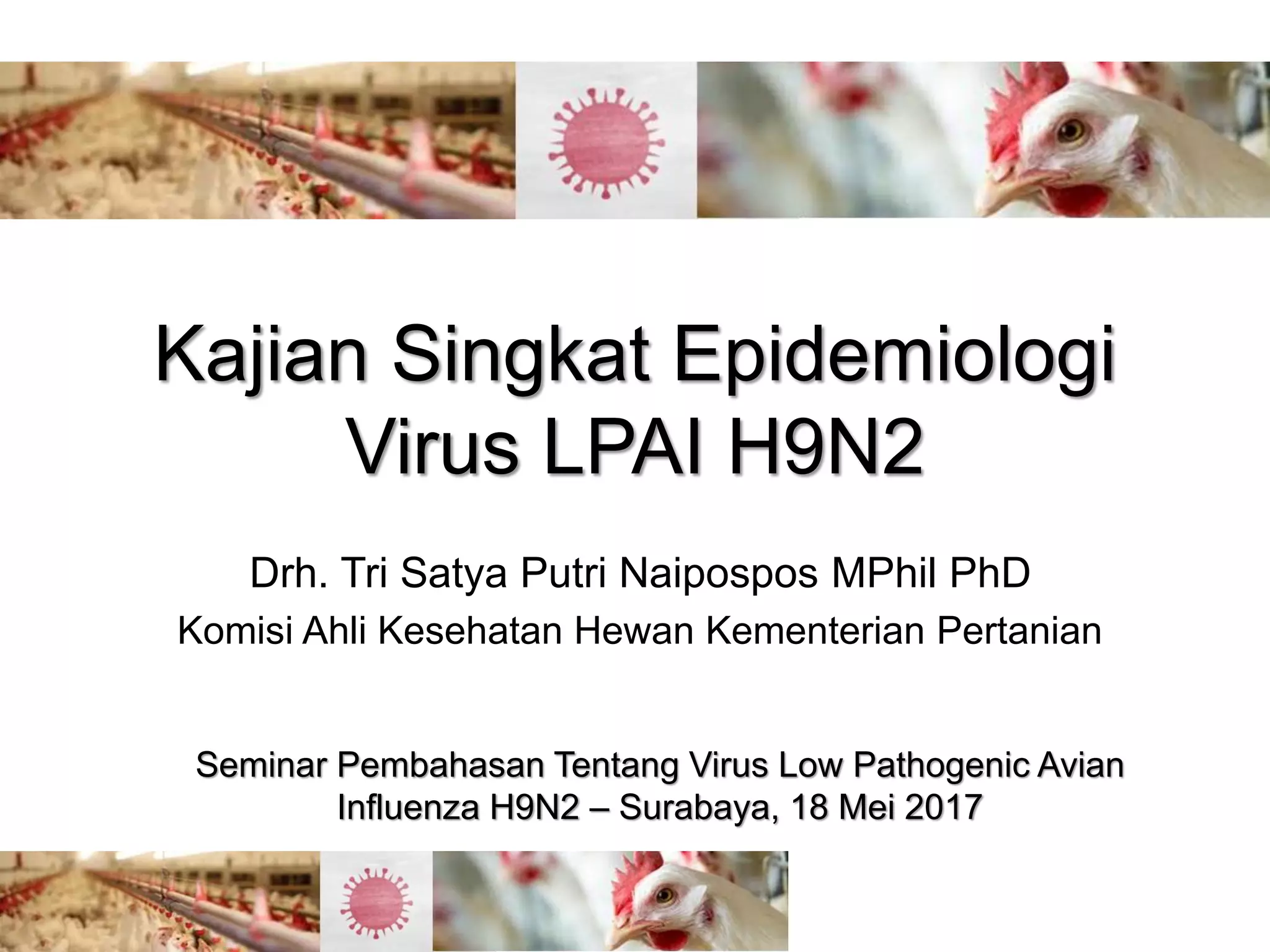 Kajian Singkat Epidemiologi Virus Low Pathogenic Avian Influenza H9N2 ...