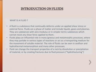 INFLUENCE OF FLUIDS ON METAMORPHIC PHASE EQUILIBRIUM | PPTX