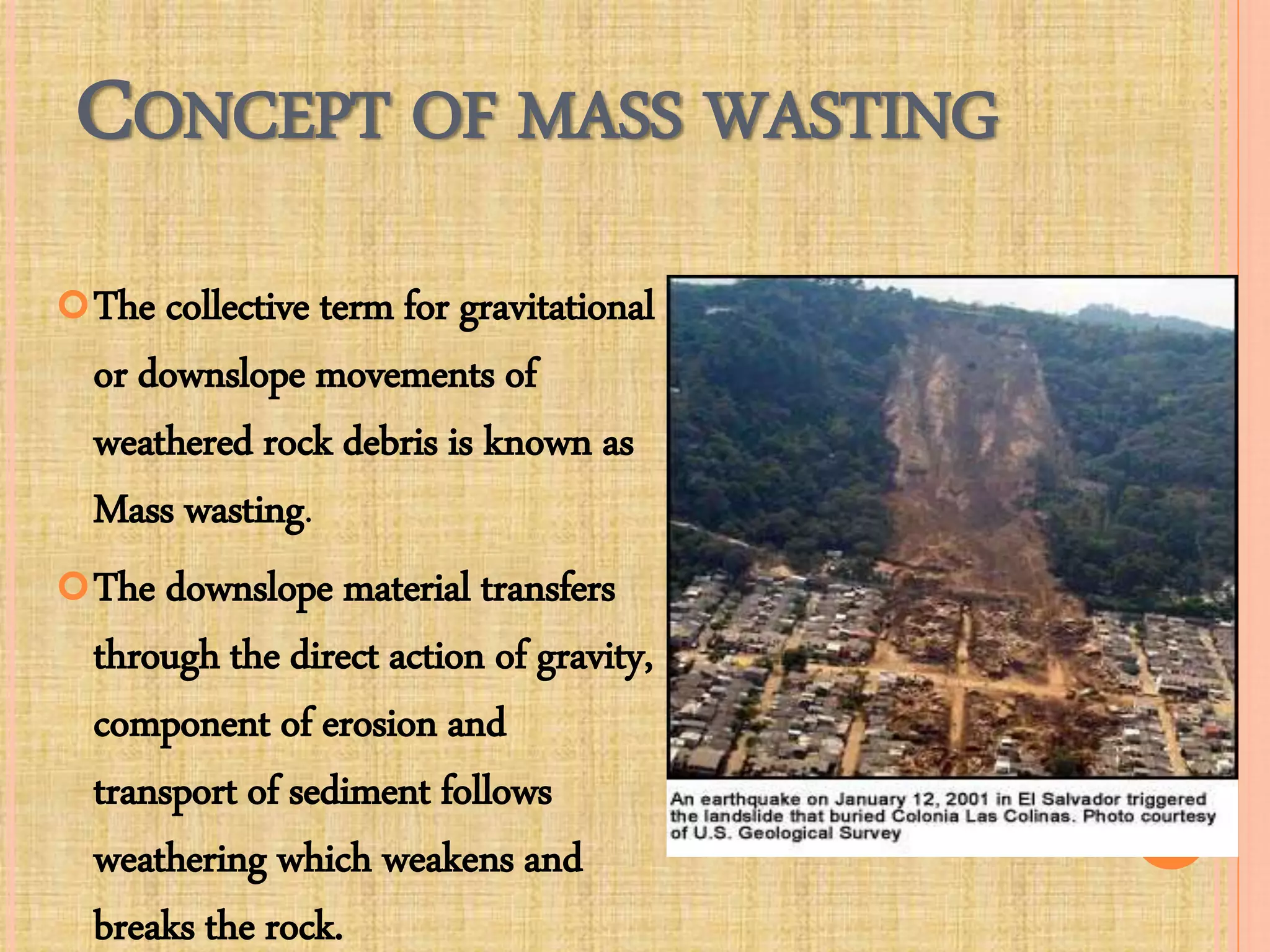 MASS WASTING | PPTX