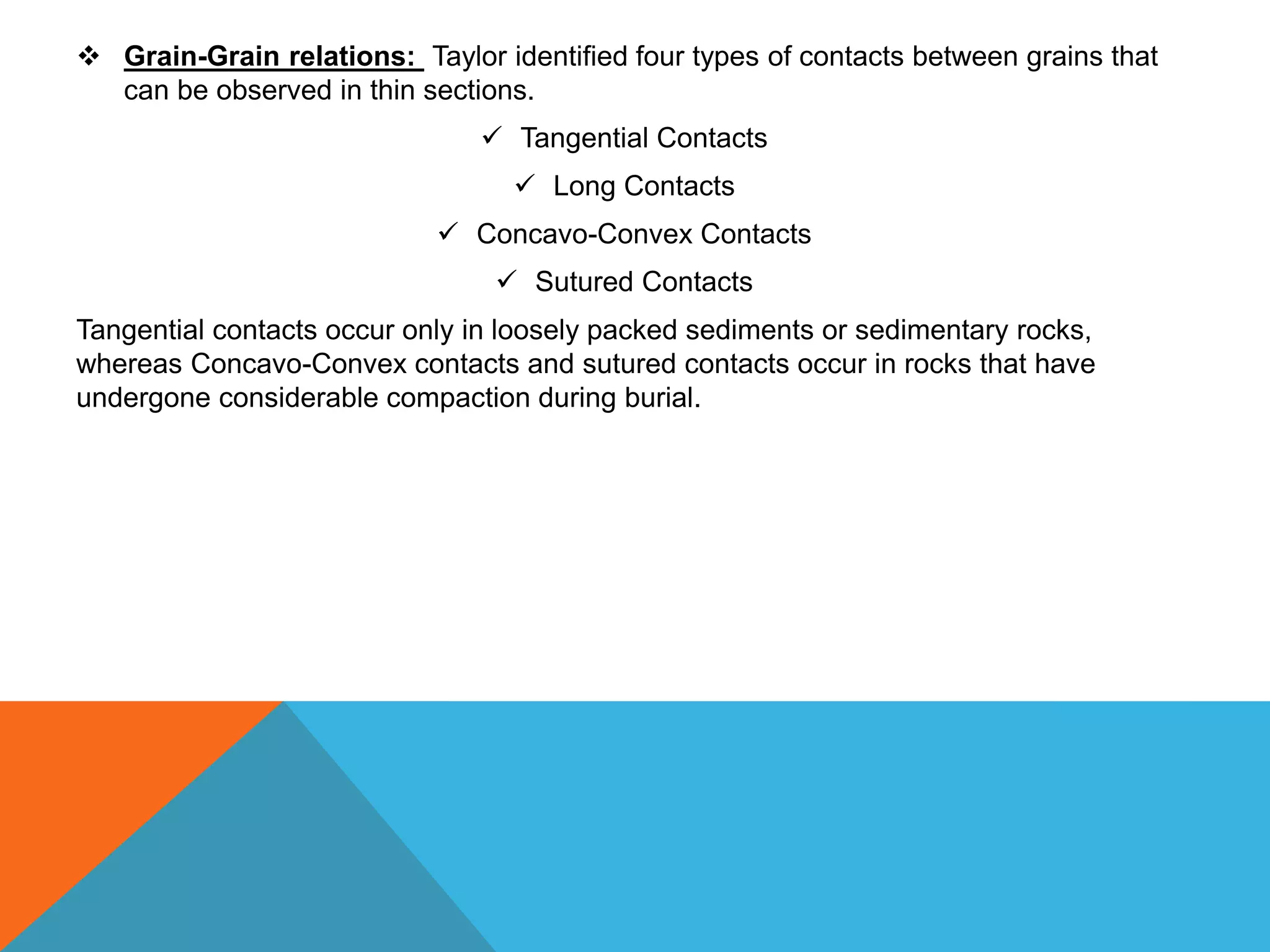 TEXTURES OF SEDIMENTARY ROCKS | PPTX