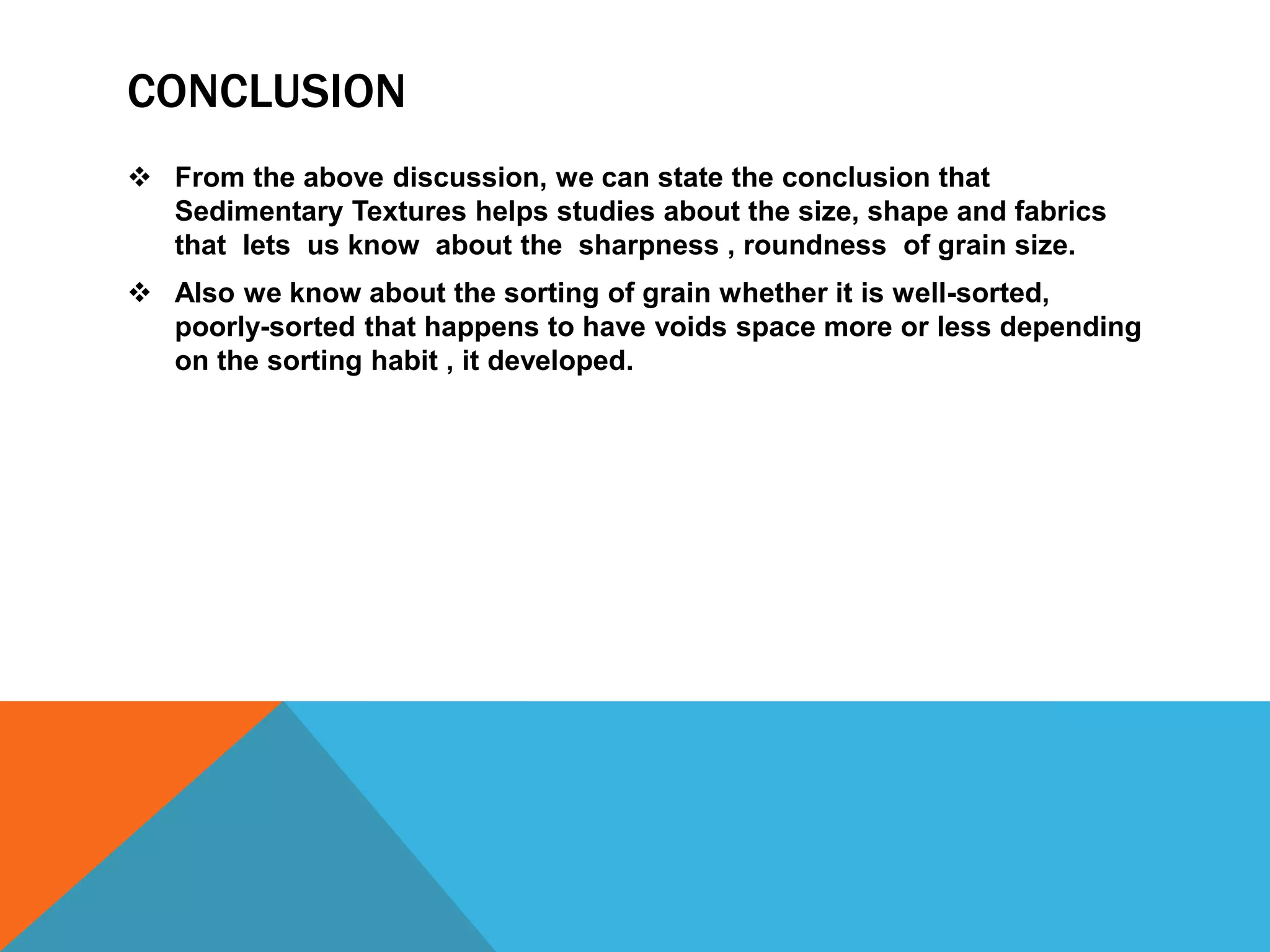 TEXTURES OF SEDIMENTARY ROCKS | PPTX