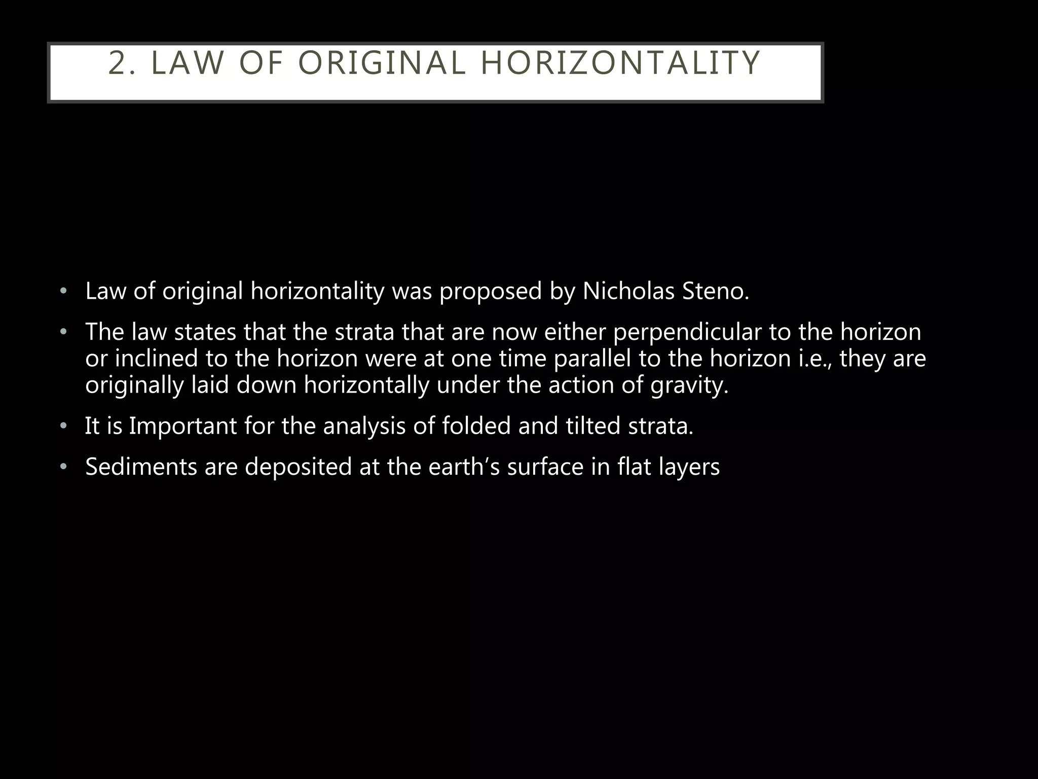 FUNDAMENTALS LAWS OF STRATIGRAPHY | PPTX