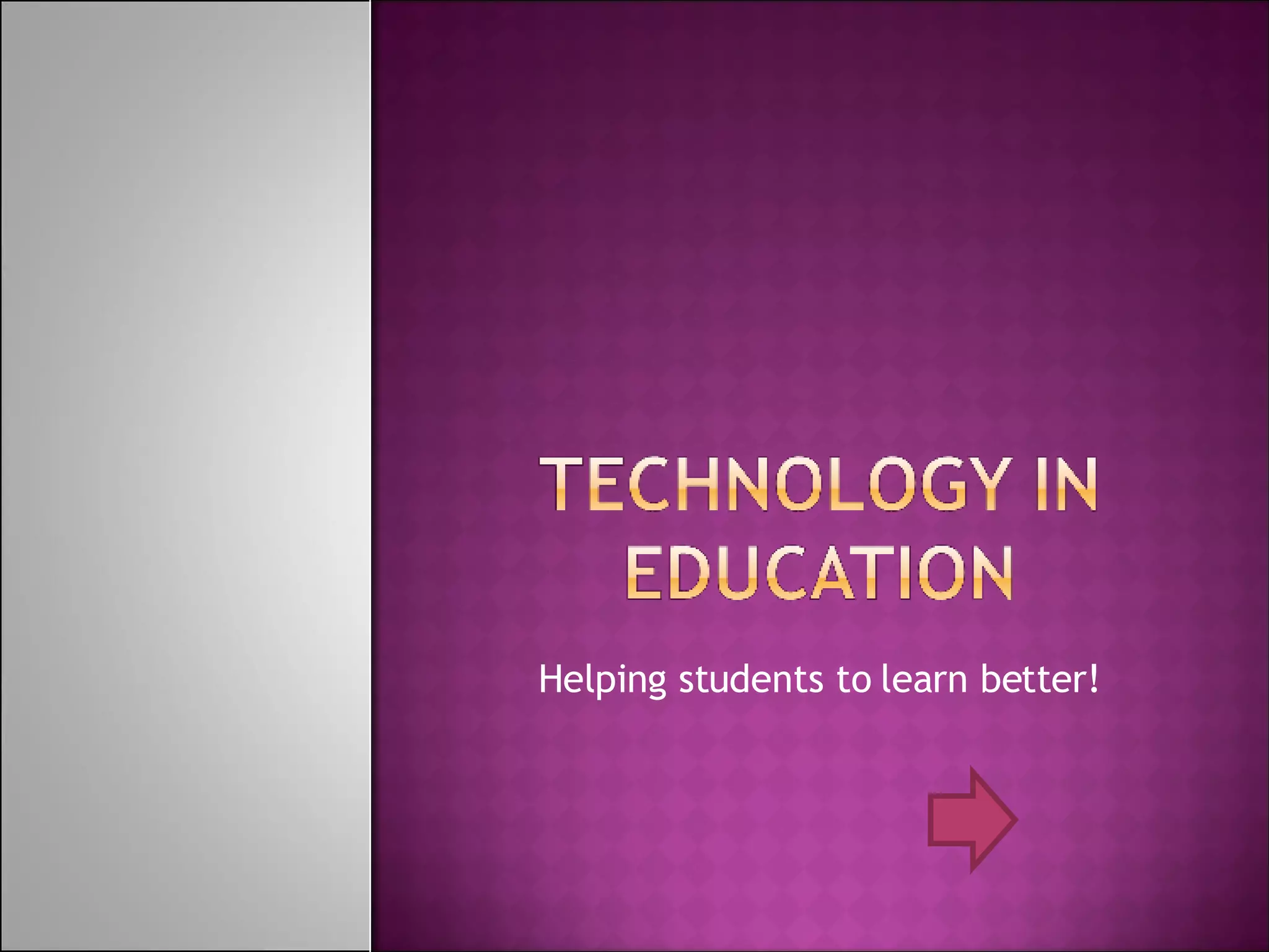 Technology in Education | PPT | Education