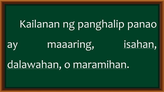 Kailanan ng panghalip | PPTX